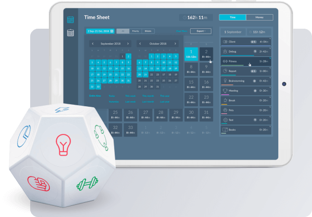 TIMEFLIP2 time tracking cube in a nutshell