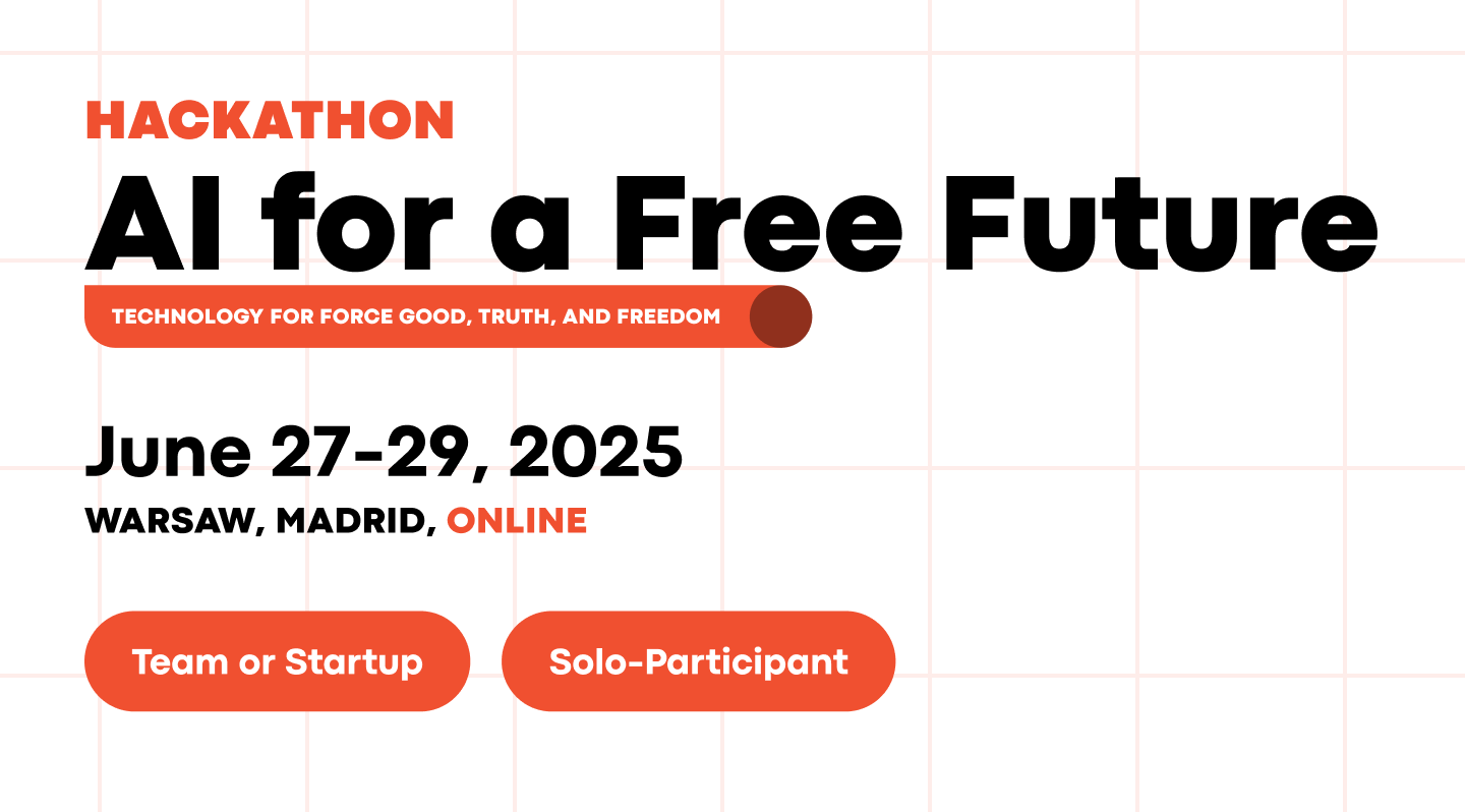 AI FOR A FREE FUTURE. Hackathon. June 27-29, 2025