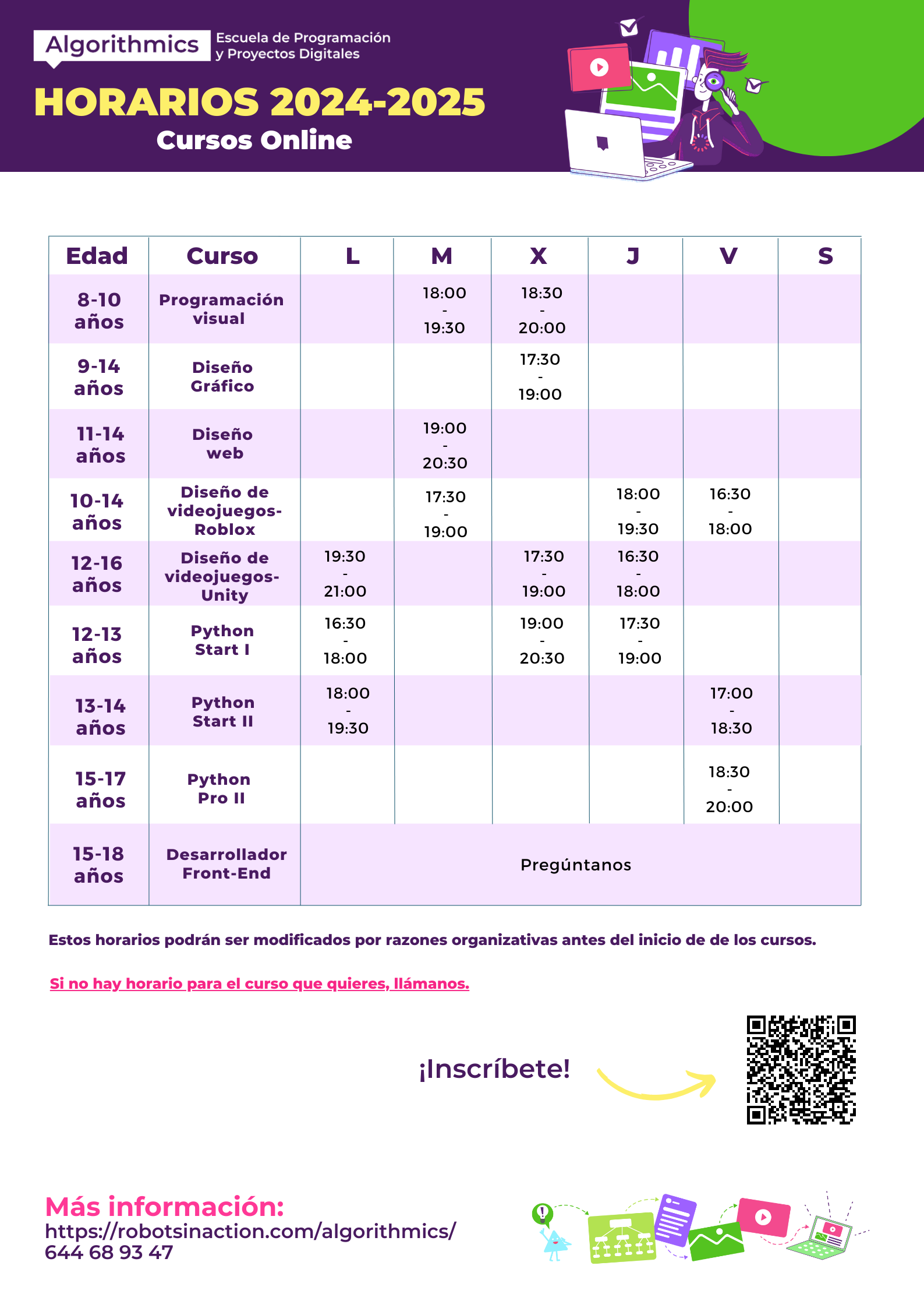 Encuentra tu centro Algorithmics