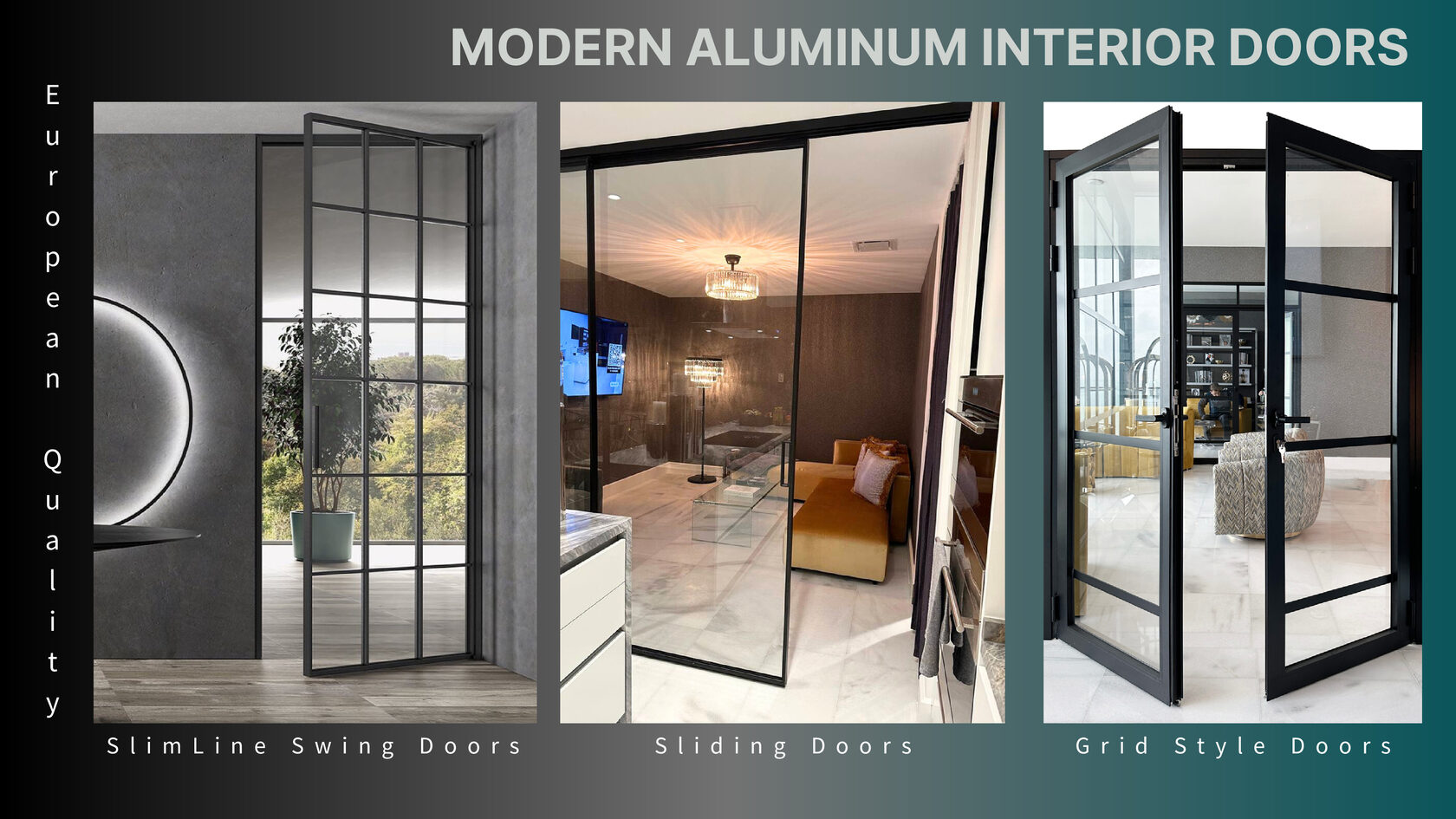 TP-38 aluminum and glass partition system