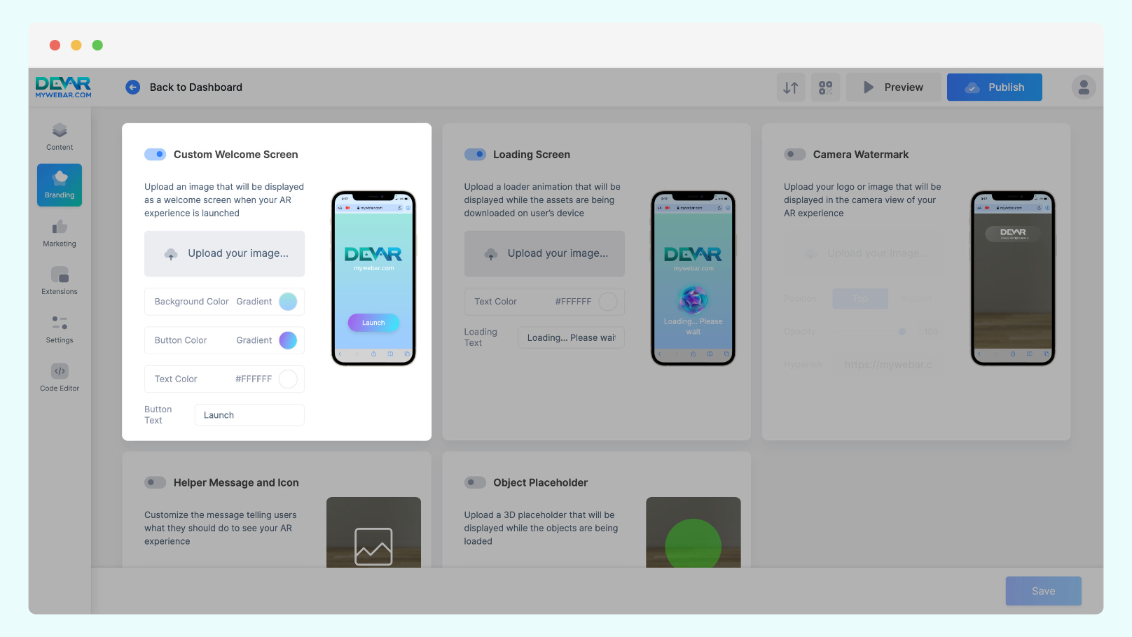 Setting Up Custom Branding