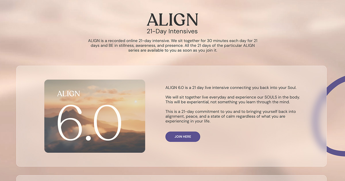 ALIGN | Lorie Ladd