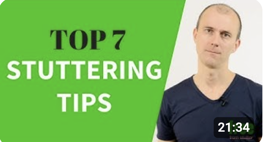 Top 7 Stuttering Tips