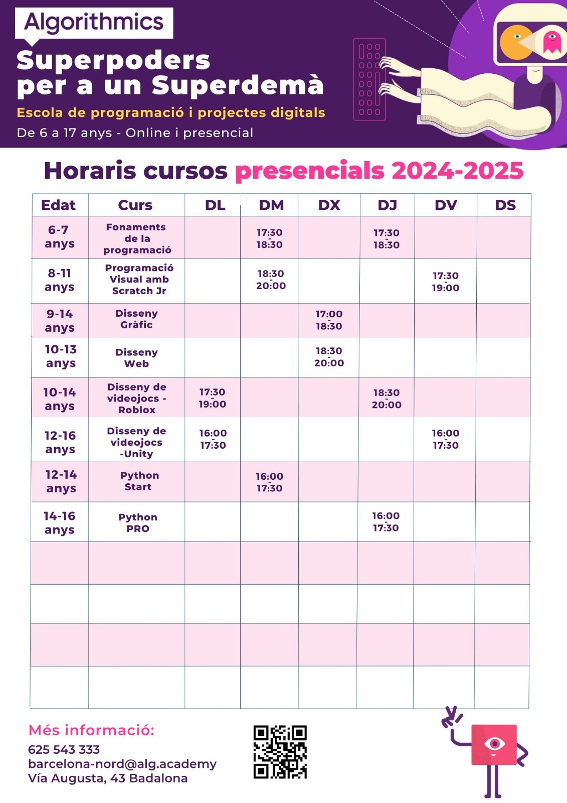 Centros Algorithmics en España