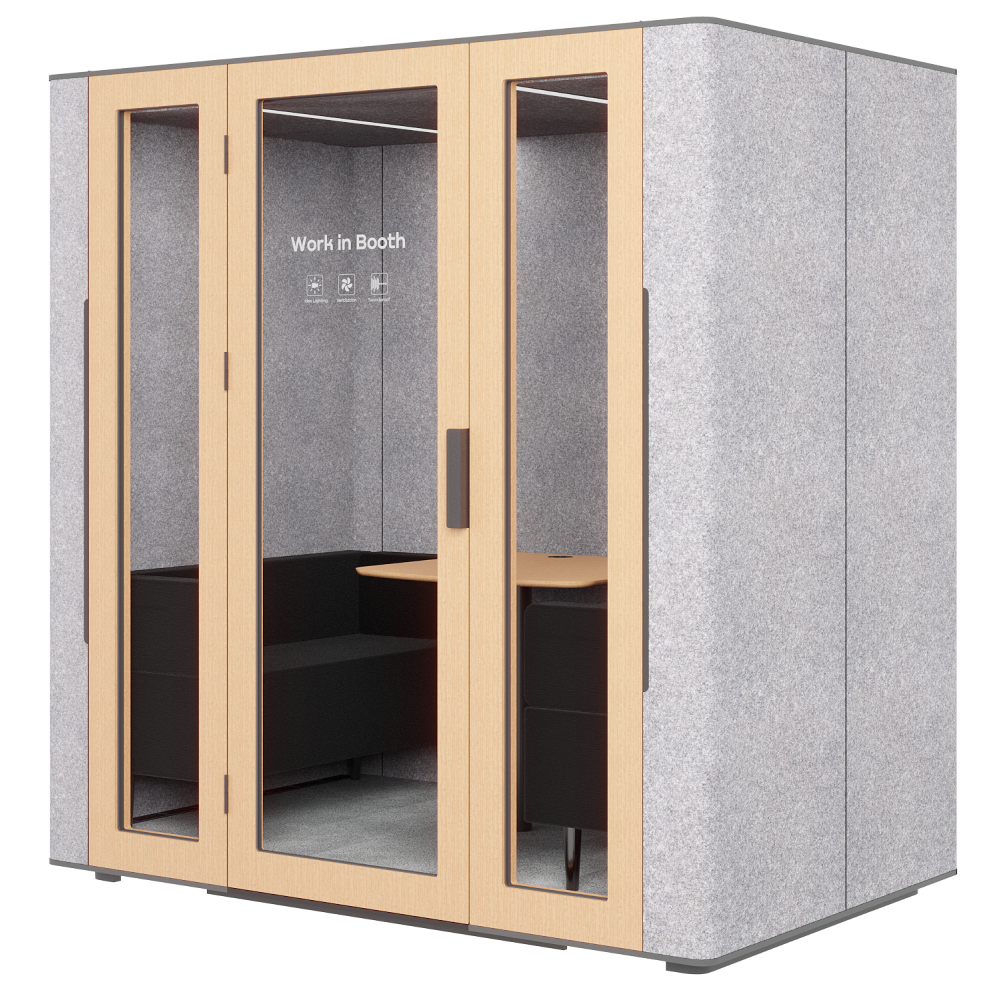 Soundproof office phone booths, office pod - WorkBooth