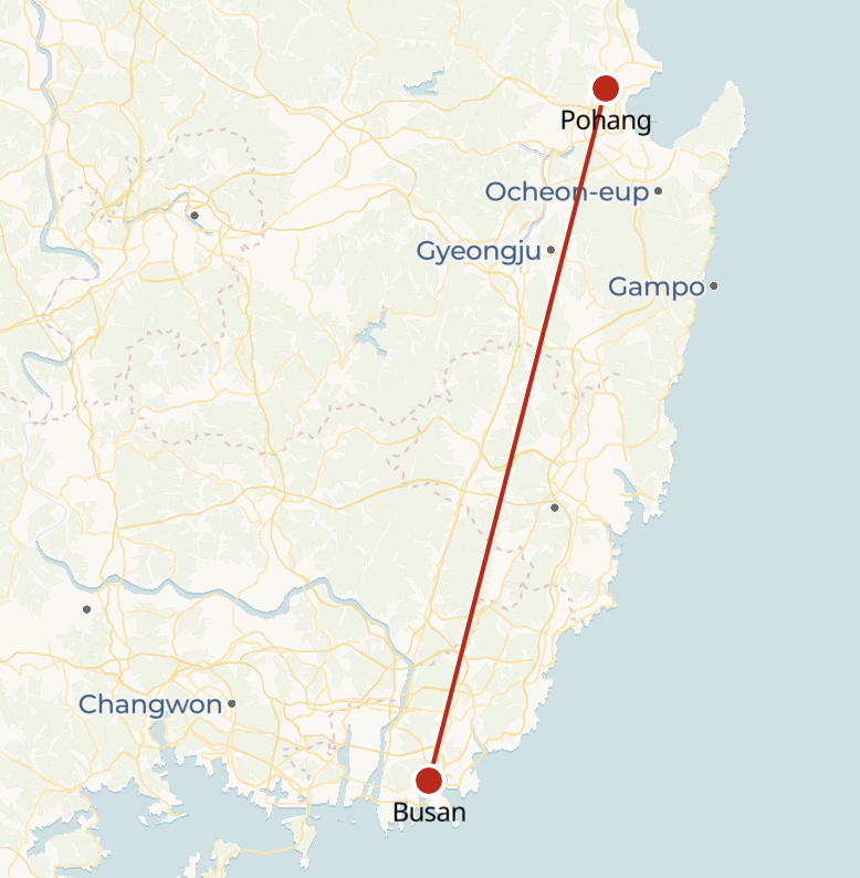 Busan to Pohang Train: Tickets, Schedule & Map