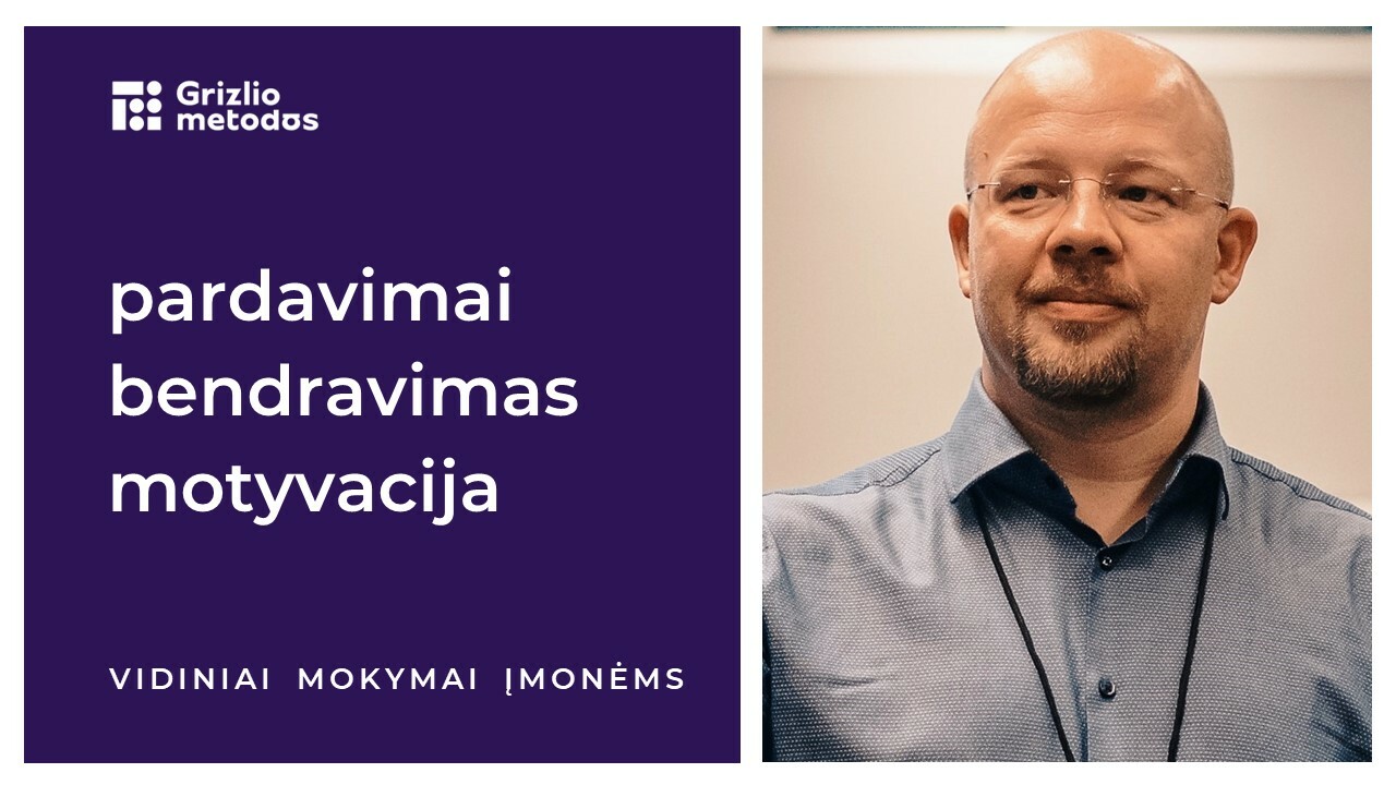 Pardavimų mokymai | Grizlio Metodas