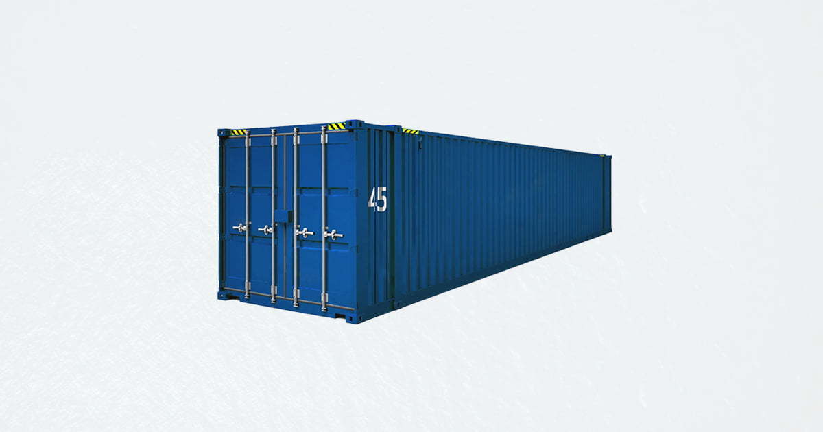 Container 45 foot pw | 45ft wide container
