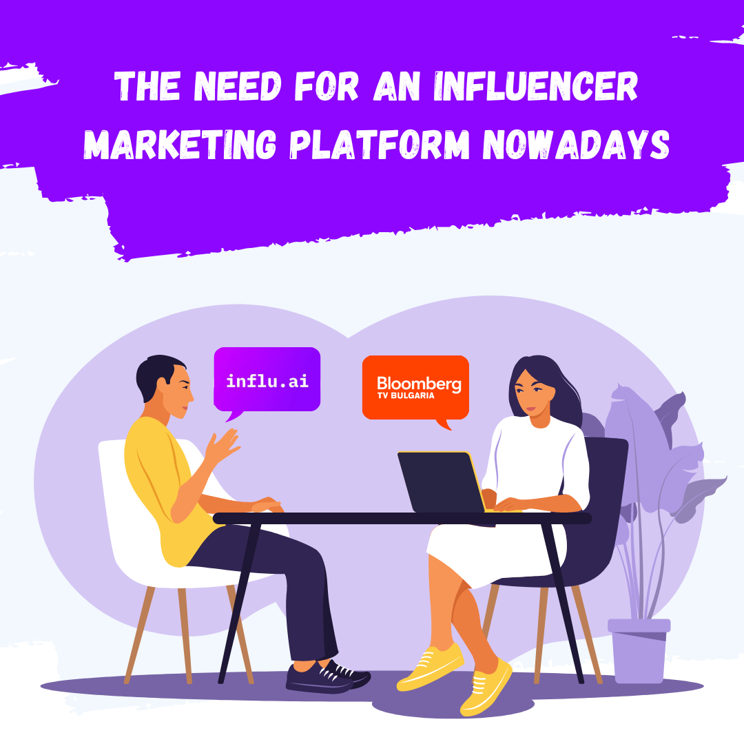 Bloomberg interview on influencer marketing | influ.ai
