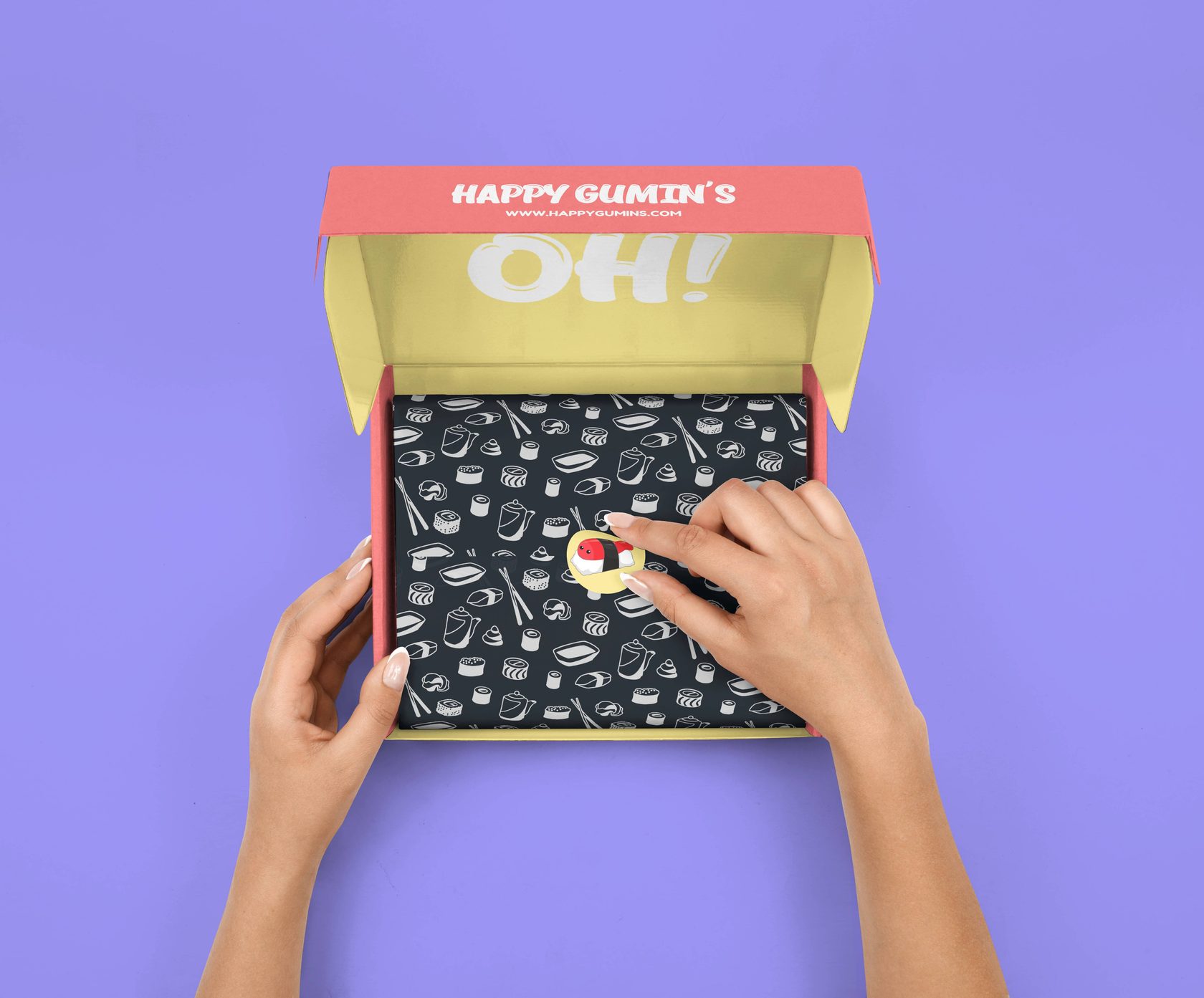 Happy Sushi | Cajas de sushi y golosinas para regalar a domicilio