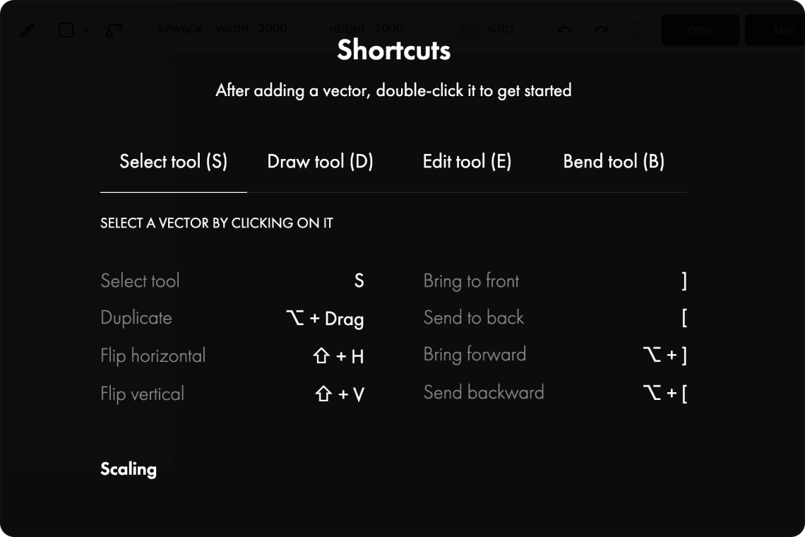 Tilda Online Vector Graphic Editor