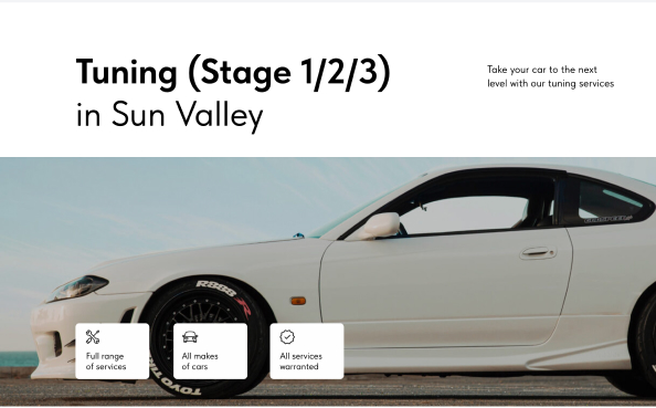 Sun Valley Car Tuning Services | Drive Car Studio - Expert Auto Shop in ...