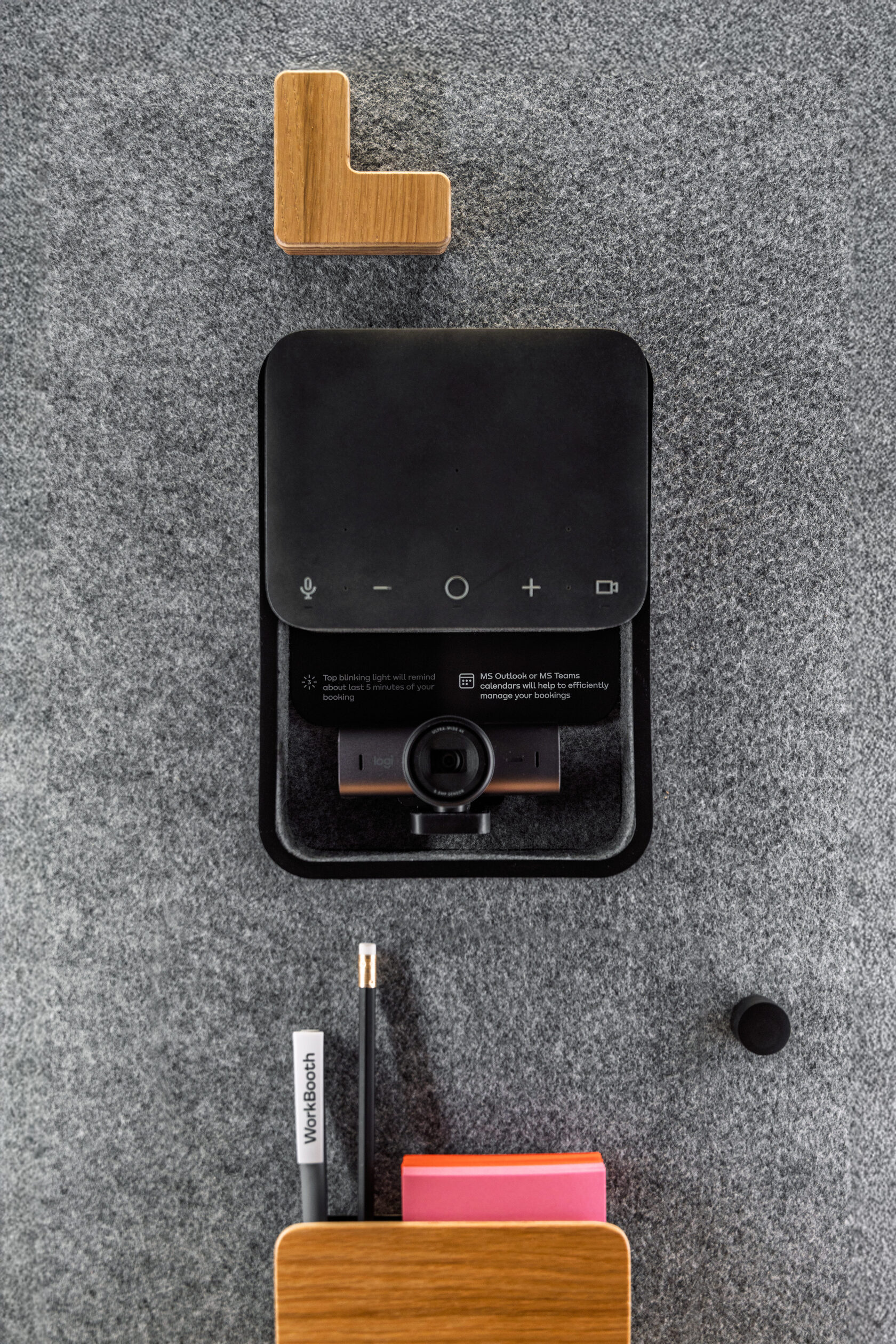 WorkBooth Logitech integration - Enhance you video conferencing experience