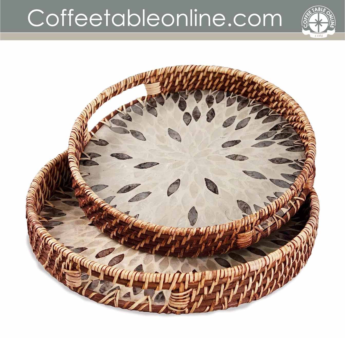 The 35 Best Round Coffee Table Trays for a Stylish Living Room