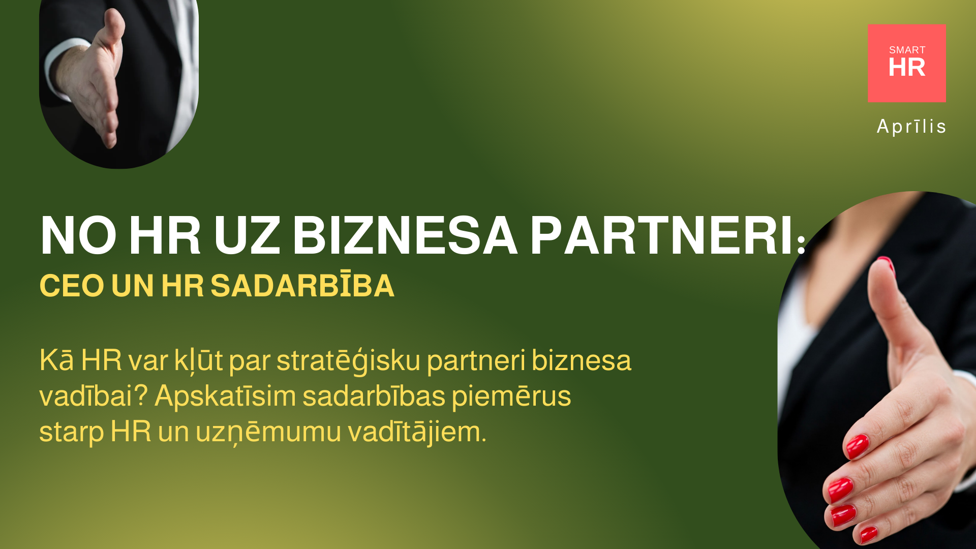 NO HR UZ BIZNESA PARTNERI| Seminārs | SmartHR Latvija