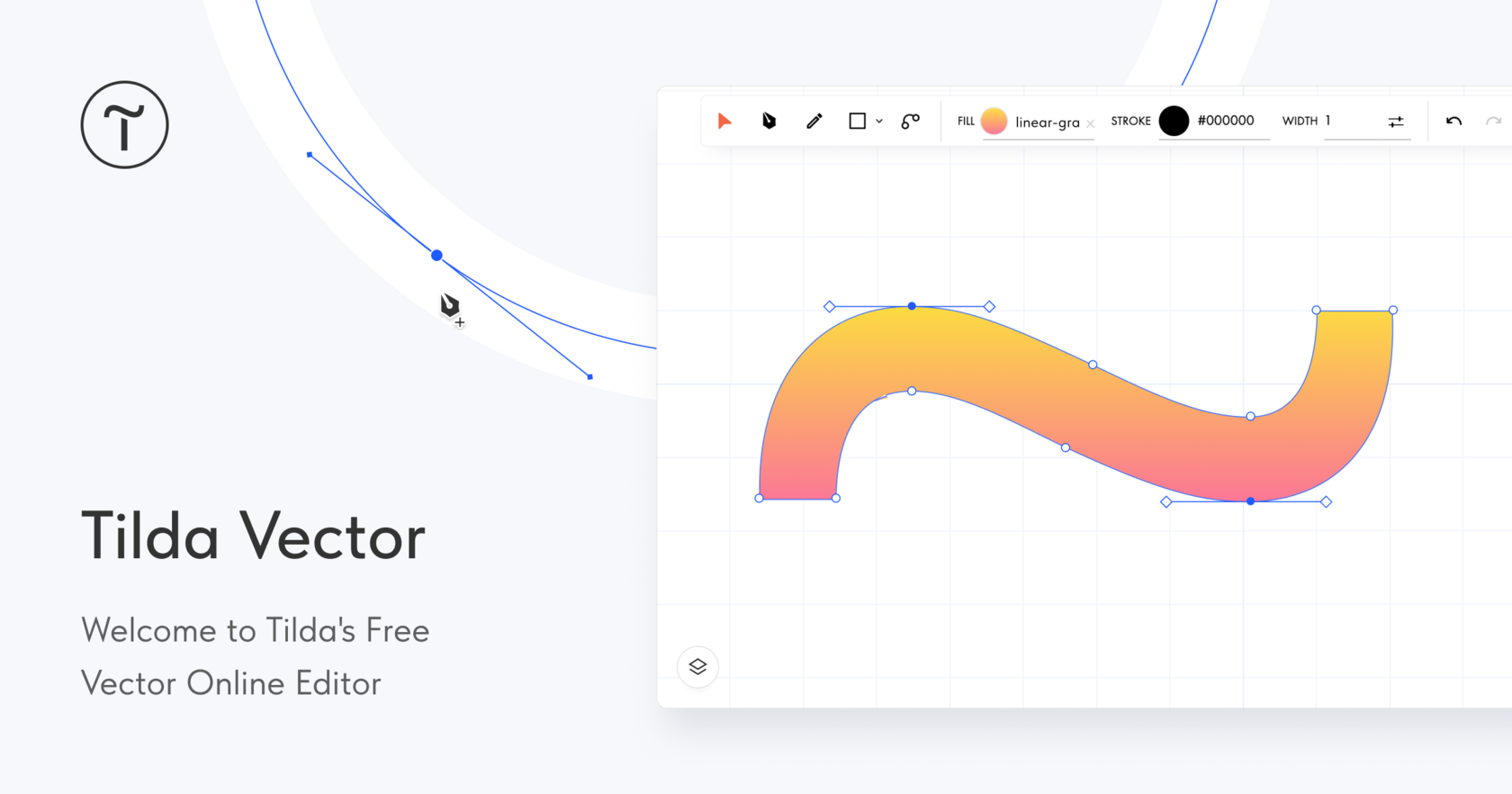 Tilda Online-Vektorgrafik-Editor