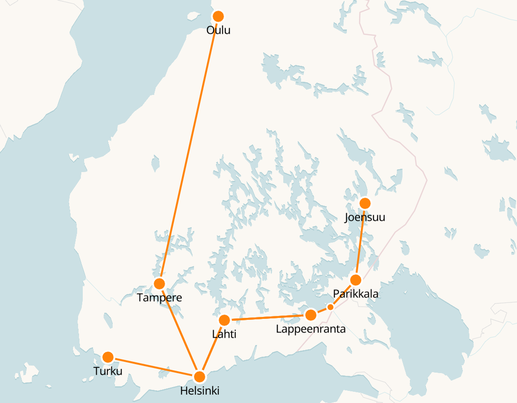 Pendolino Trains in Finland | Tickets & Schedule - SCANDIC TRAINS