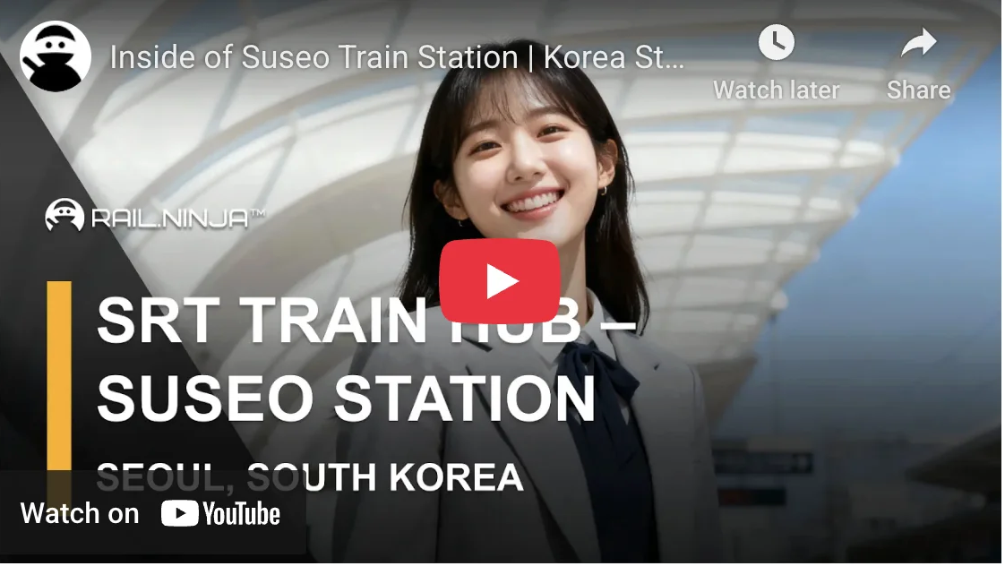 SRT Train Korea | Suseo High Speed Railway - Korea Trains