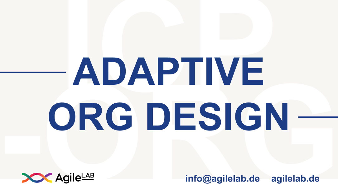 Training Adaptive Org Design (ICP-ORG) | AgileLAB