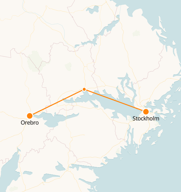 Stockholm to Orebro Trains & Tickets - Sweden Trains