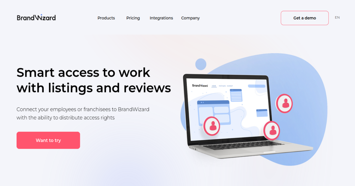 BrandWizard multi-access service