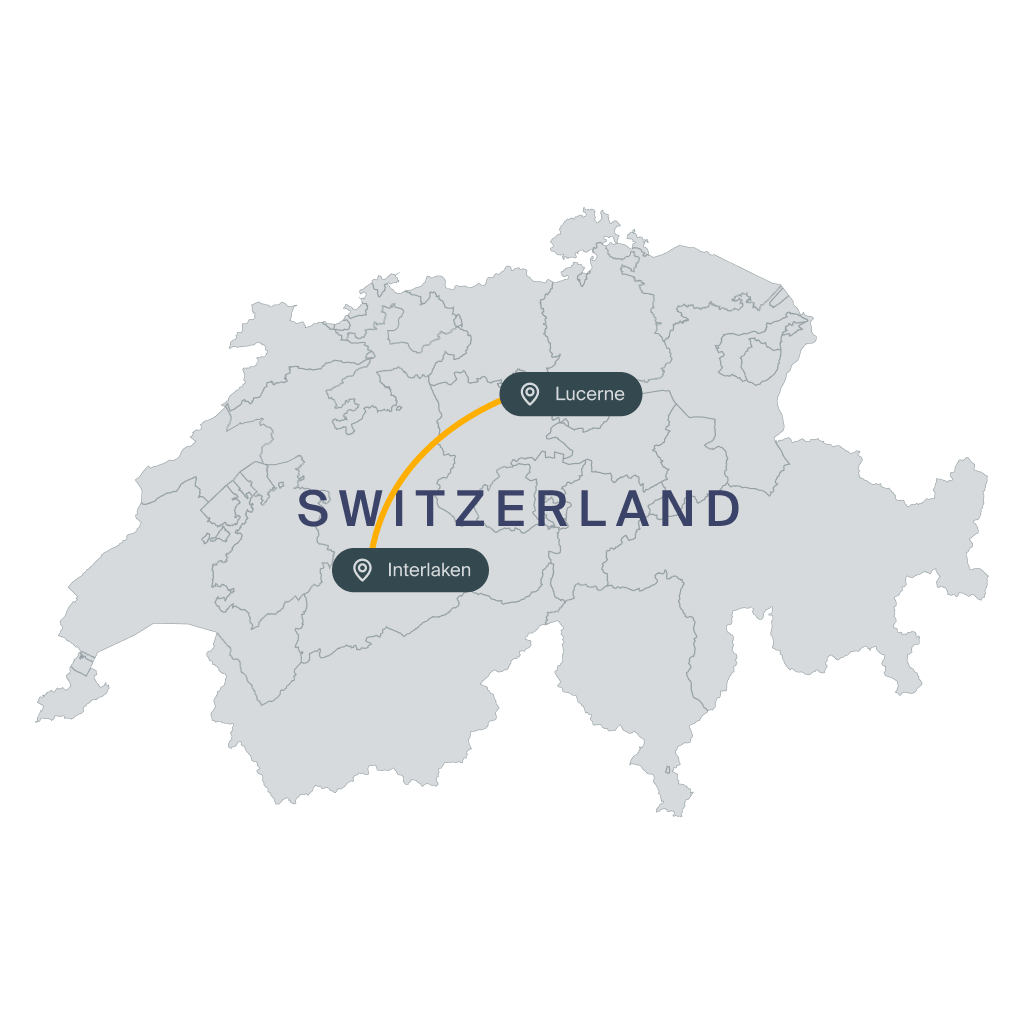 Lucerne to Interlaken Scenic Train | Costs & Schedules