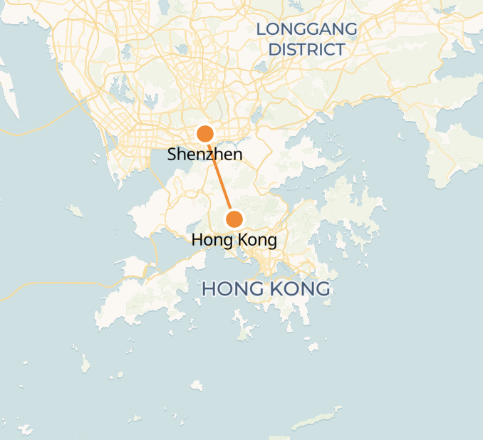 Shenzhen to Hong Kong Train Tickets, Schedule & Map - ASIA TRAINS