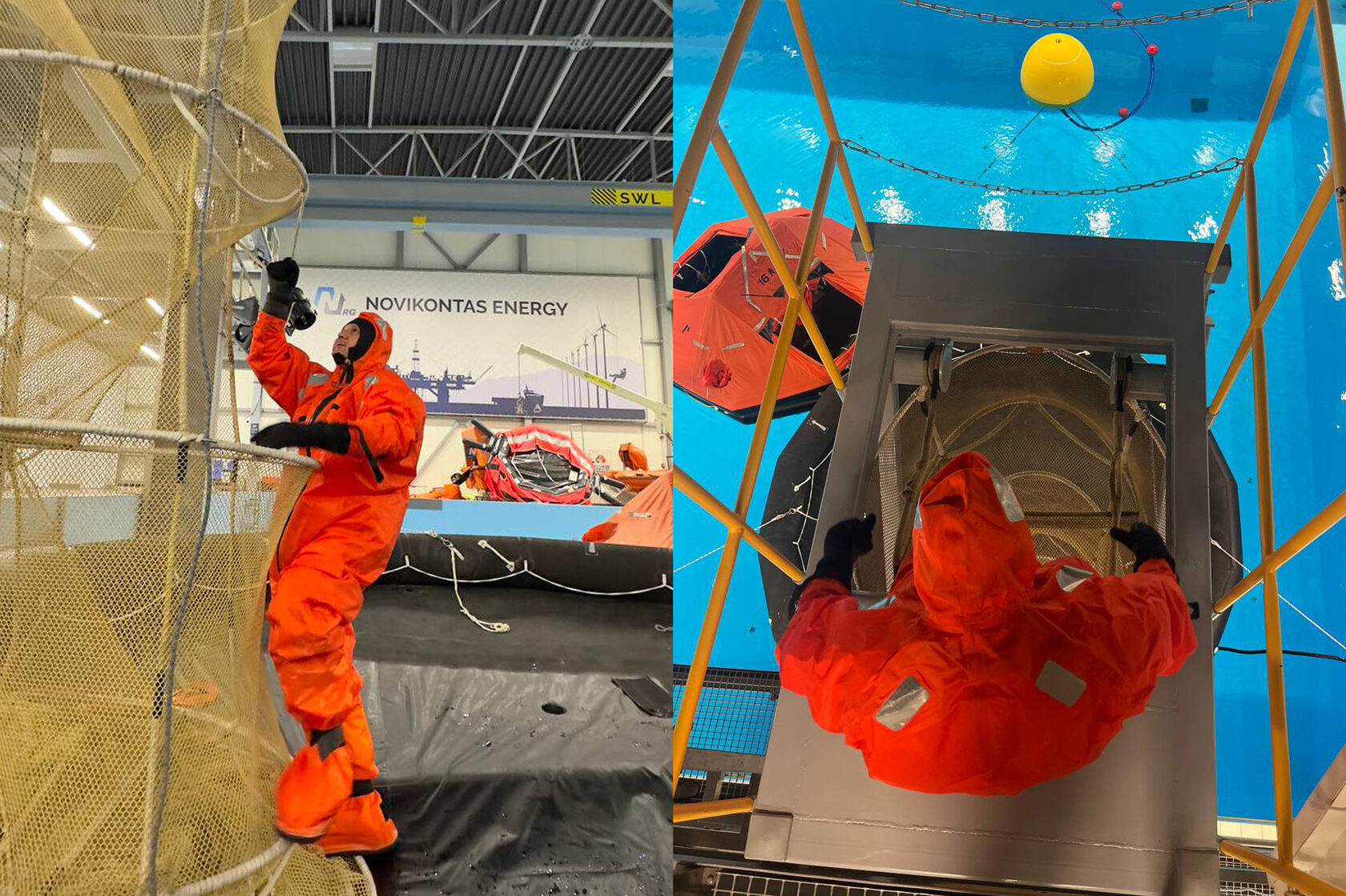 Escape Chute Refresher Training