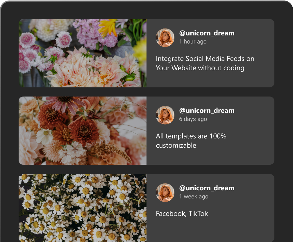 Embed Social Media Feeds on Website Effortlessly - Mirror App