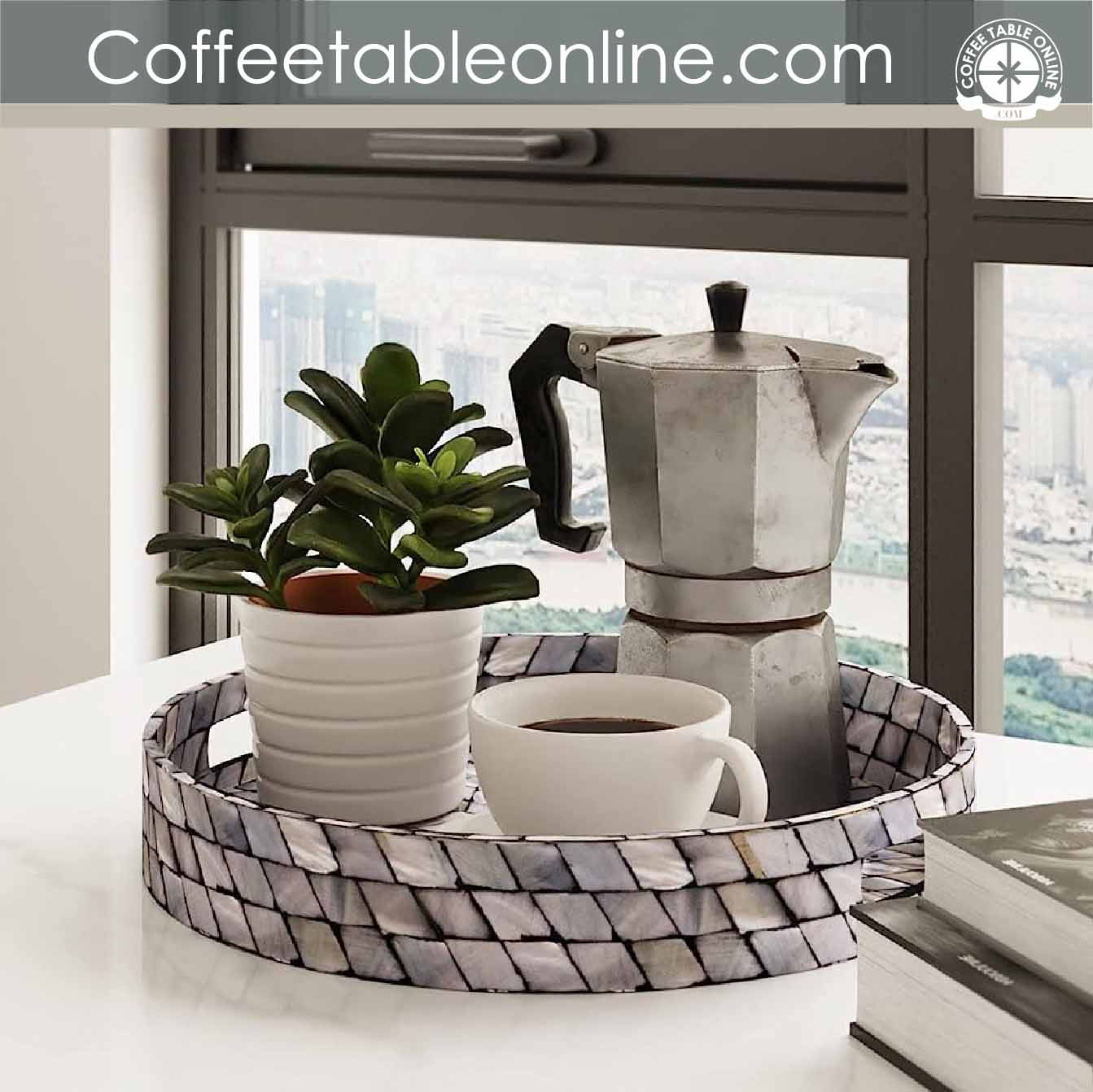 The 35 Best Round Coffee Table Trays for a Stylish Living Room