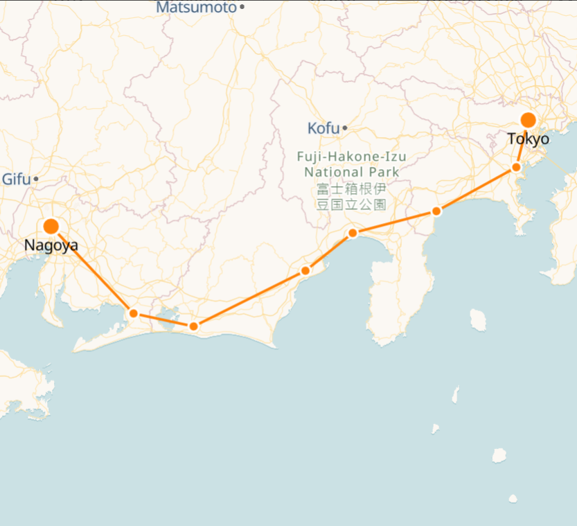 Tokyo to Nagoya Train Tickets, Schedule & Map