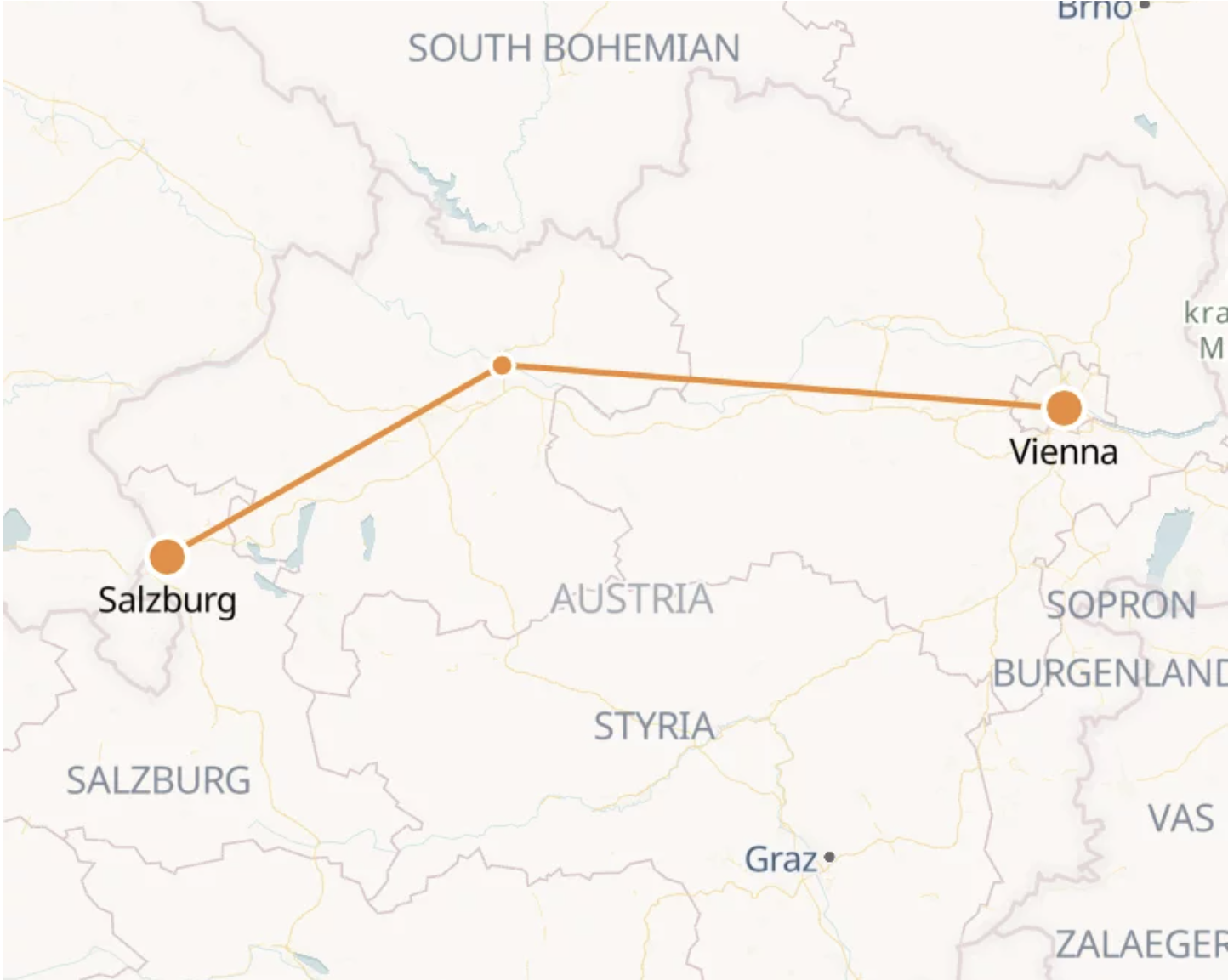 Vienna to Salzburg High-Speed OBB Train Tickets
