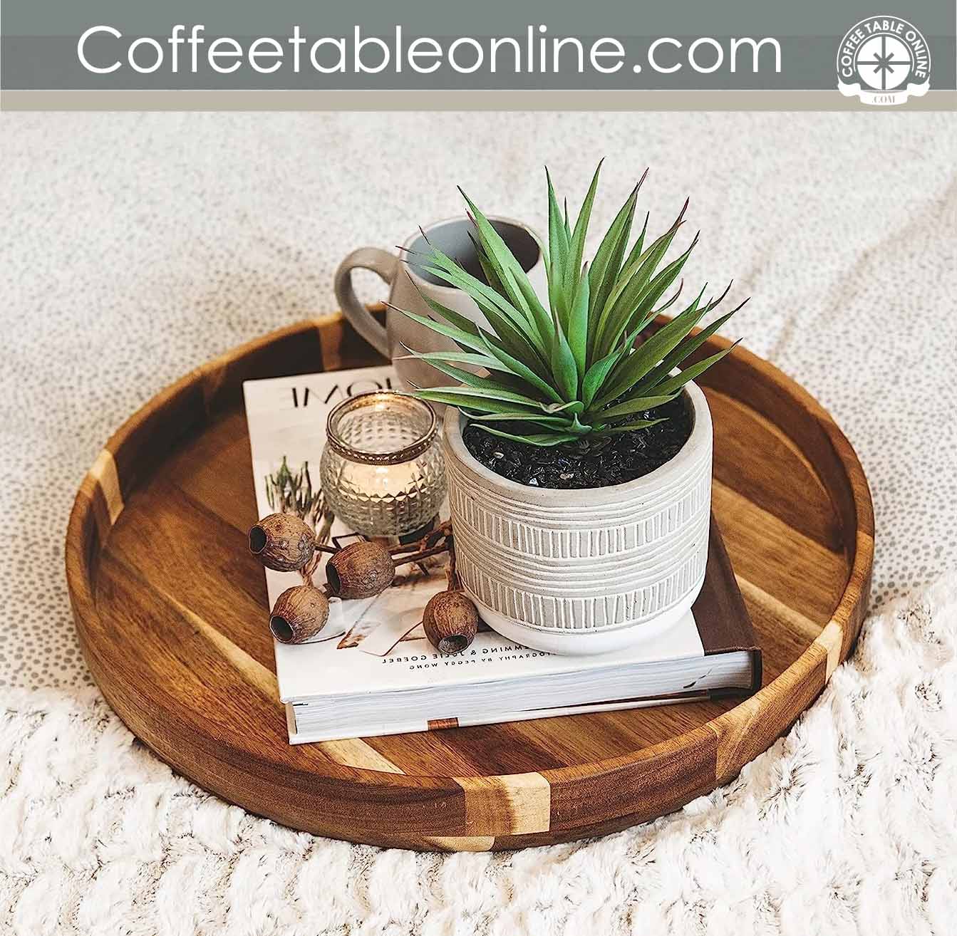 The 35 Best Round Coffee Table Trays for a Stylish Living Room