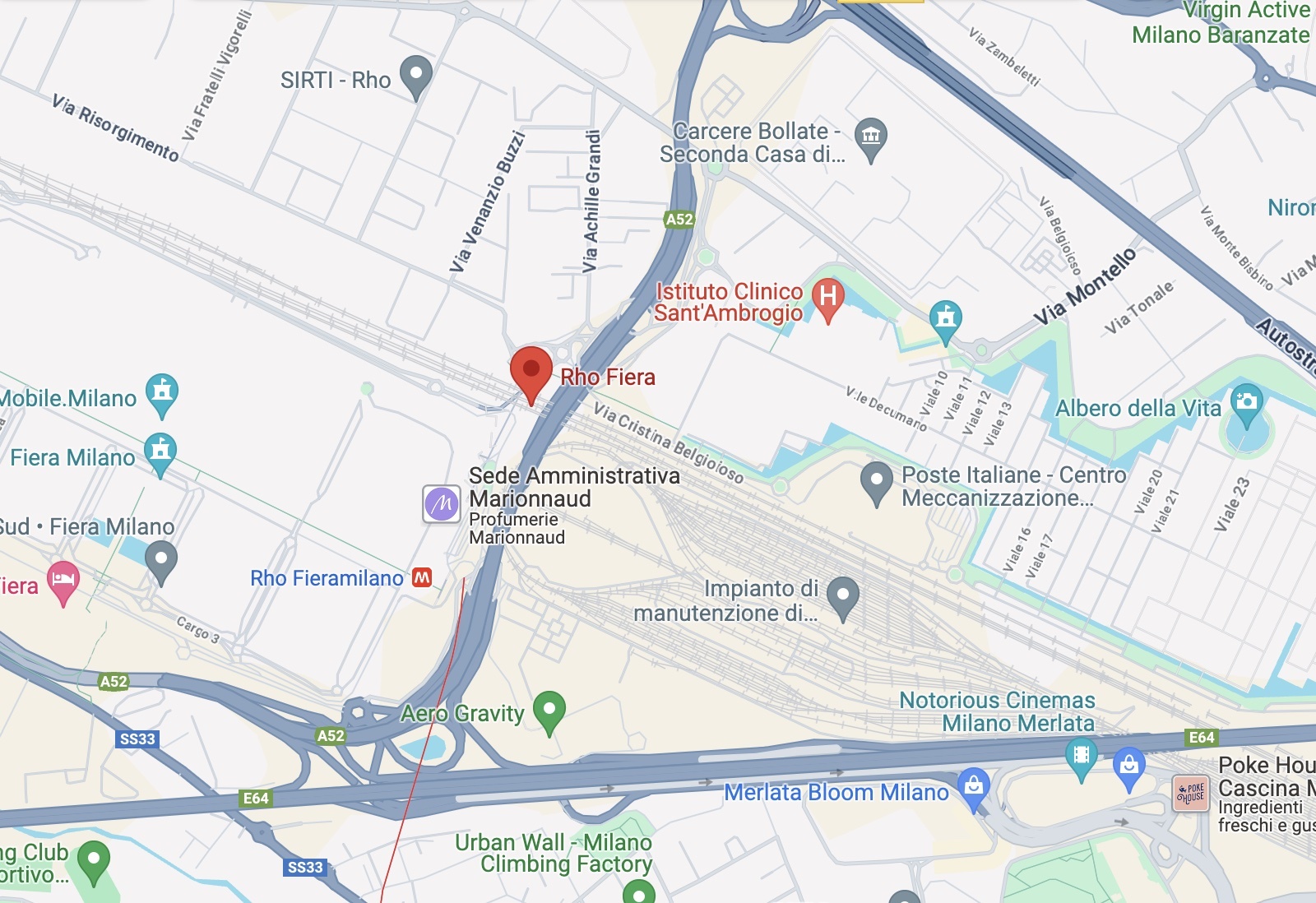 Milano Rho Fiera Train Station - Italy Railway