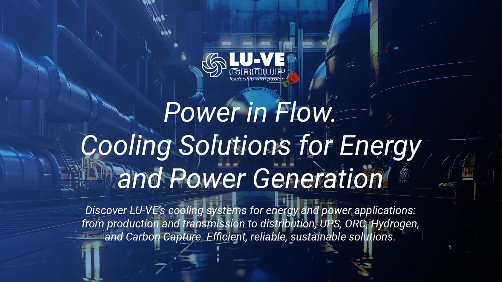 Energy and Power cooling solutions | Power in Flow – LU-VE