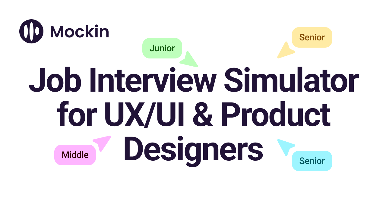 AI Mock Interview for UX/UI & Product Designers. Job Interview Simulator & Preparation