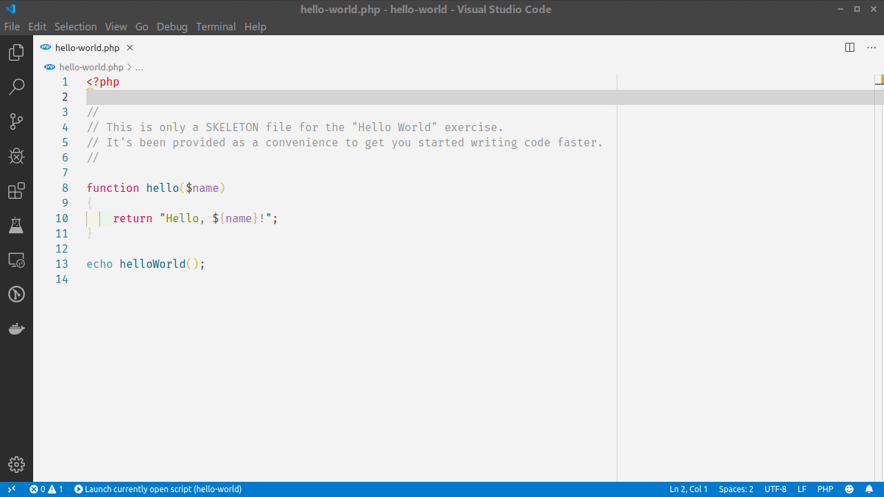 Cómo configurar VS Code para desarrollar en PHP