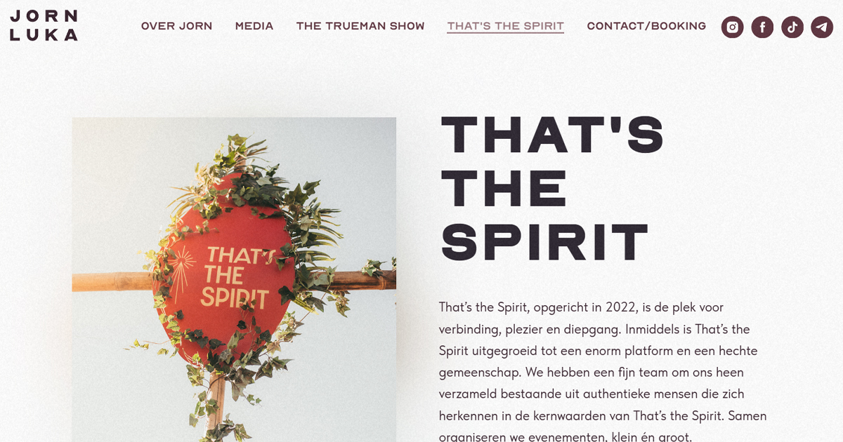 That's the Spirit | Jorn Luka