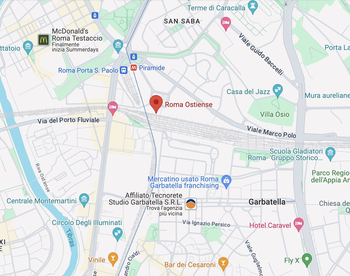 Roma Ostiense Train Station - Italy Railway