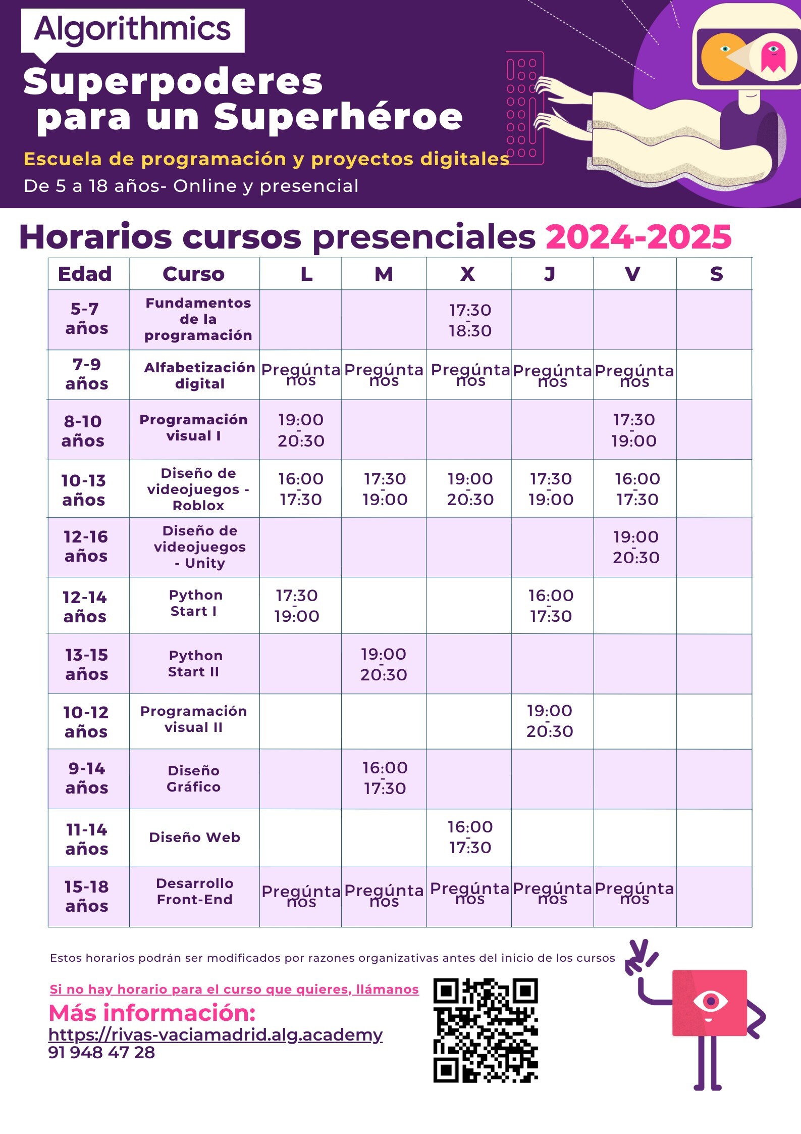 Centros Algorithmics en España