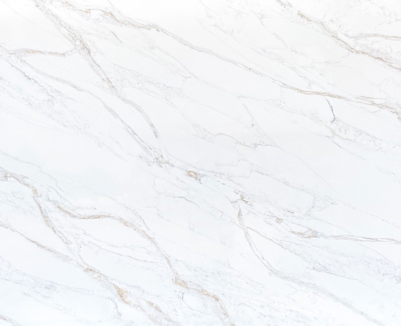 Calacatta Silverlight SJ CQ Quartz Slab - Perfect Stones