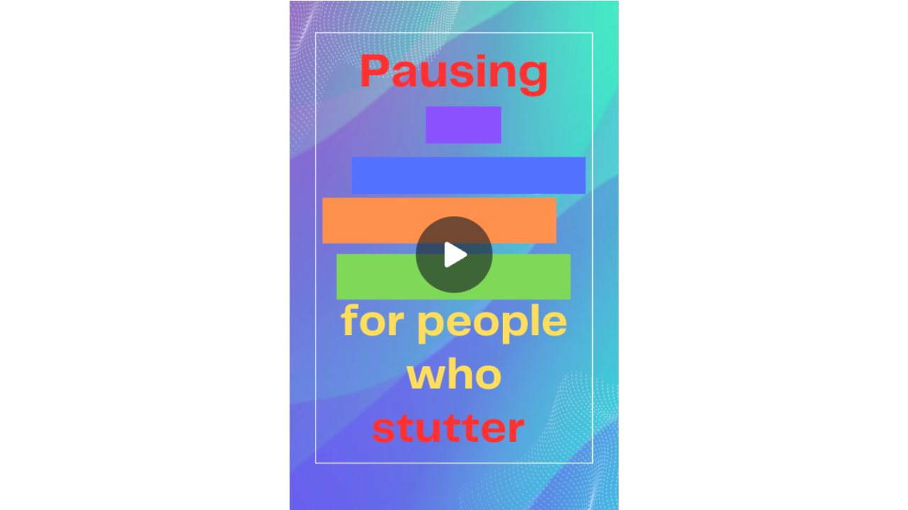 Pausing for Stuttering | How to Speak with Natural Flow and Emotion