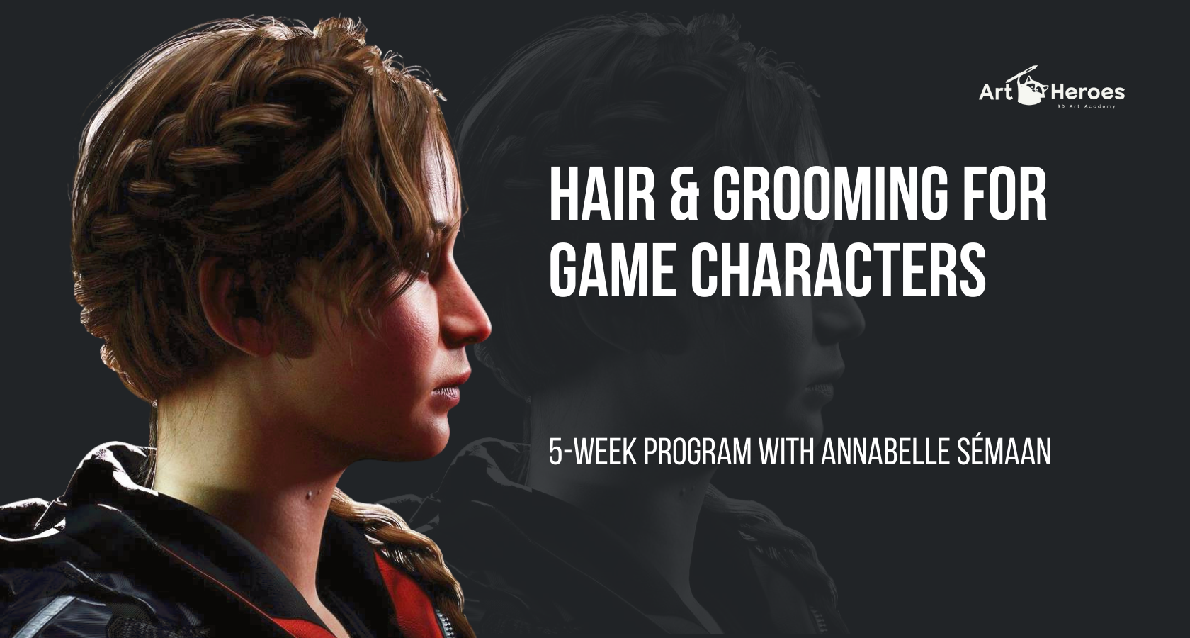 Realistic hair and Grooming for game characters