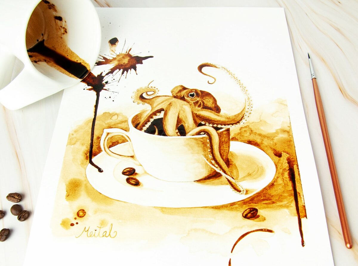 Coffee Painting - Painting Workshop for Beginners | ArtZone - Art ...