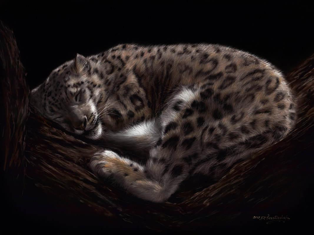 Wildlife Art in Realism | Animal Portraits by Danguole Serstinskaja