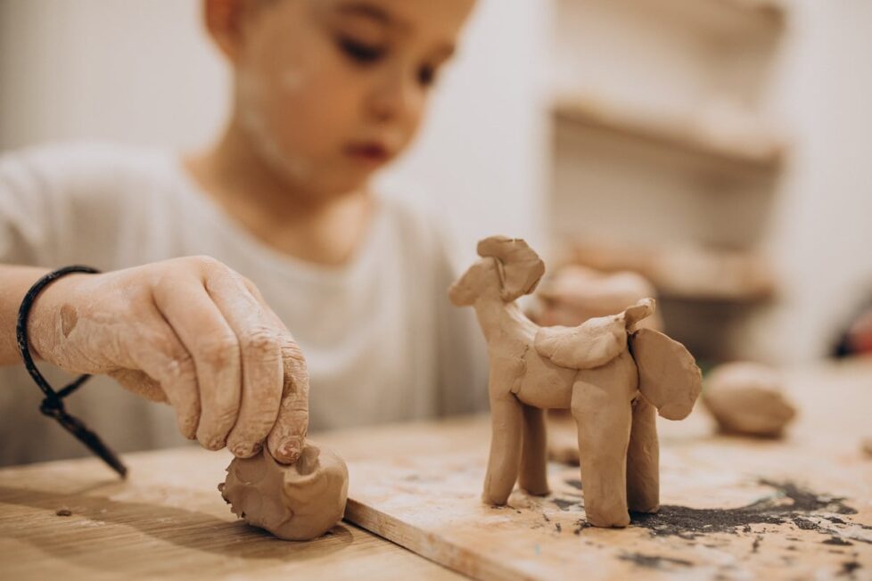 Playful Pottery Workshop for children | ArtZone - Art Studio in Lisbon