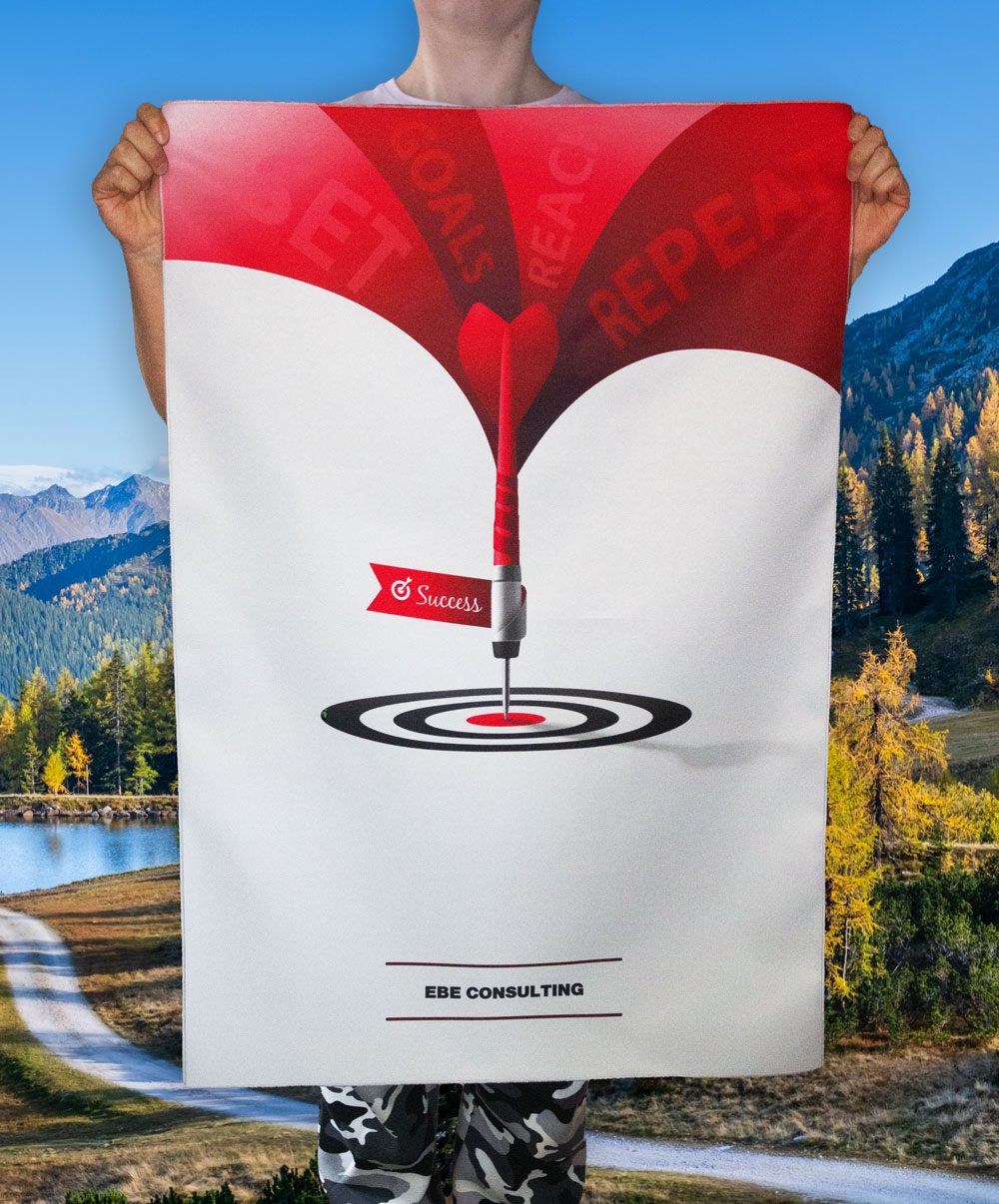 Poster — Set Goals. Reach. Repeat