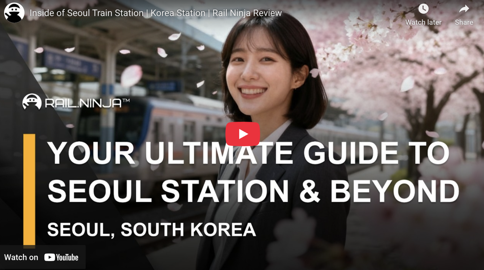 Seoul to Suwon KTX Train | Schedule & Tickets - KTX High Speed Trains