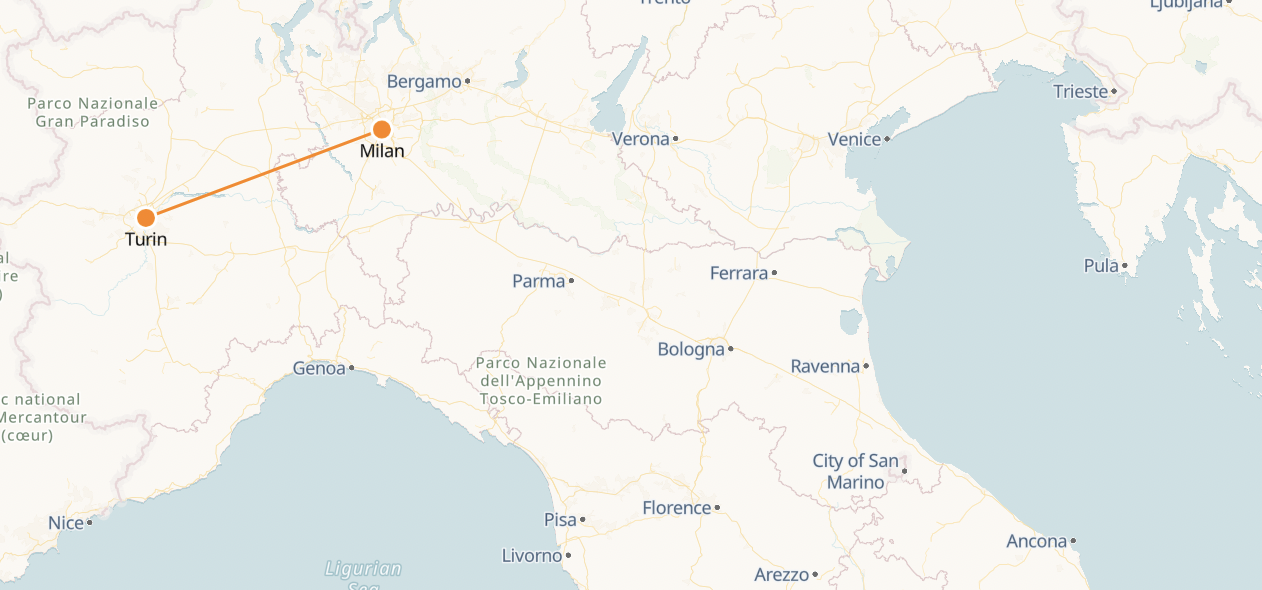 Milan to Turin Train Tickets & Schedule - Italy Railway