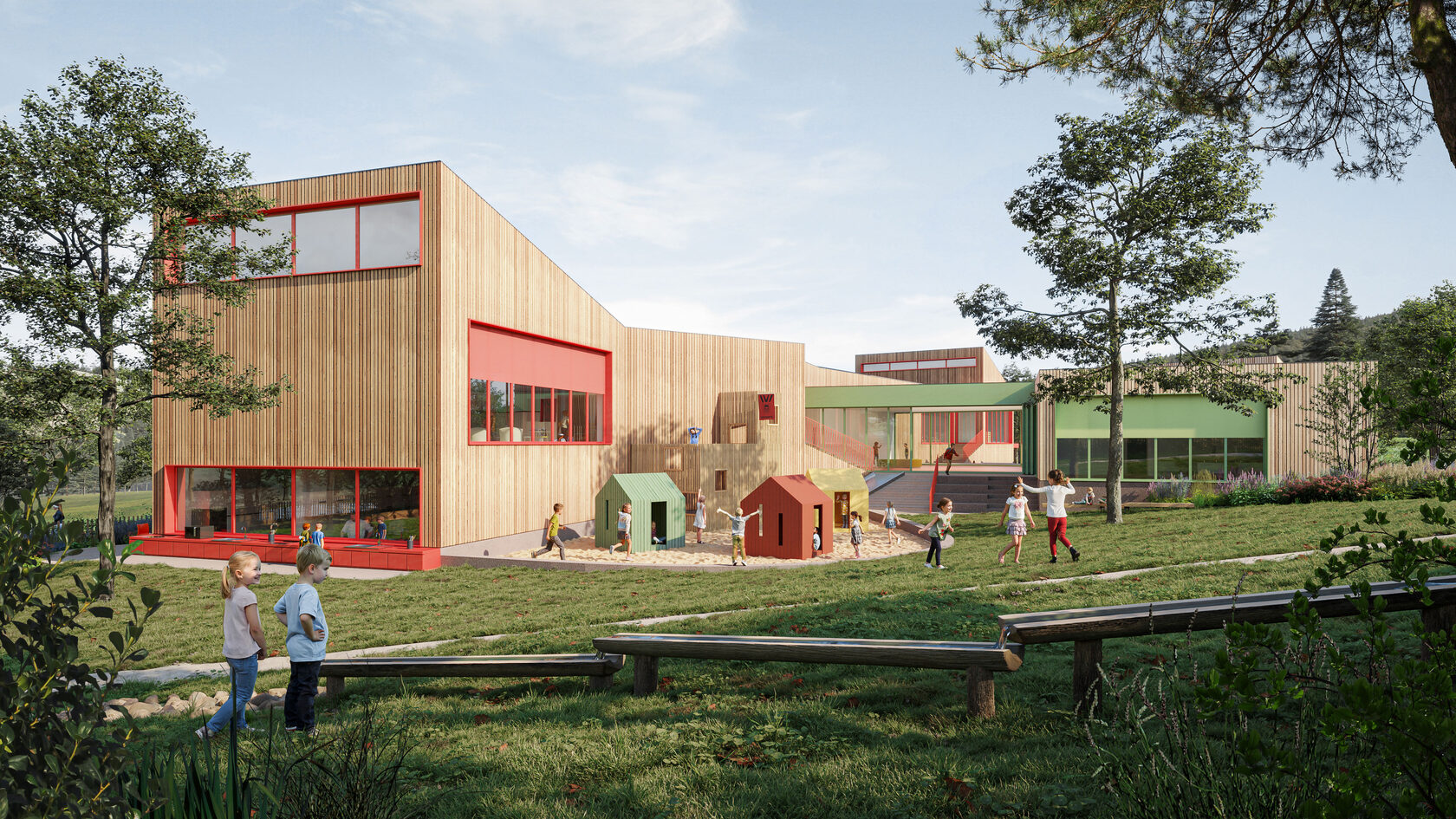 Kindergarten, Vimperk. CASUA, spol. s.r.o. | Dousek-Záborský